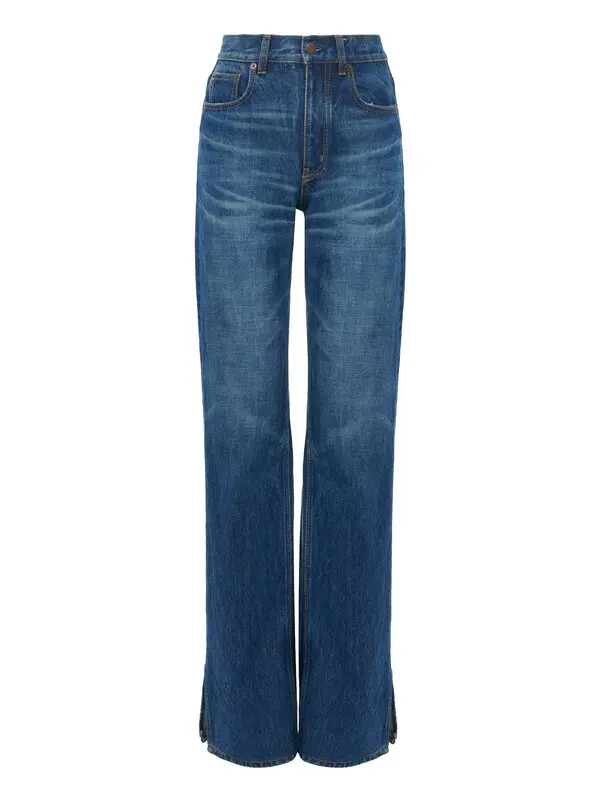 Chloé Straight Denim Jeans - Blue