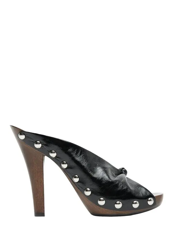 Phoebe Philo Knot 100 Clogs - Black