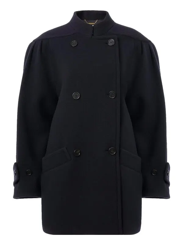 Chloé Iconic Wool Jacket - Blue