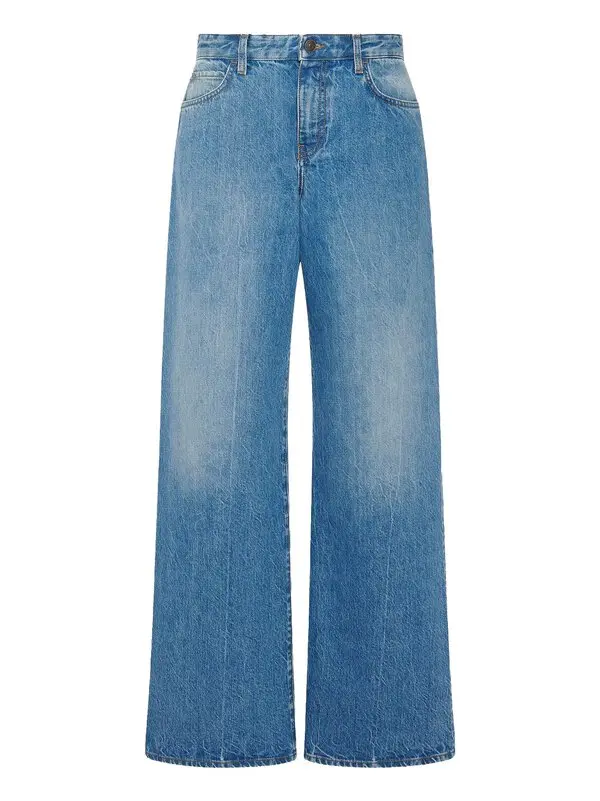 THE ROW Eglitta Denim Pants - Blue