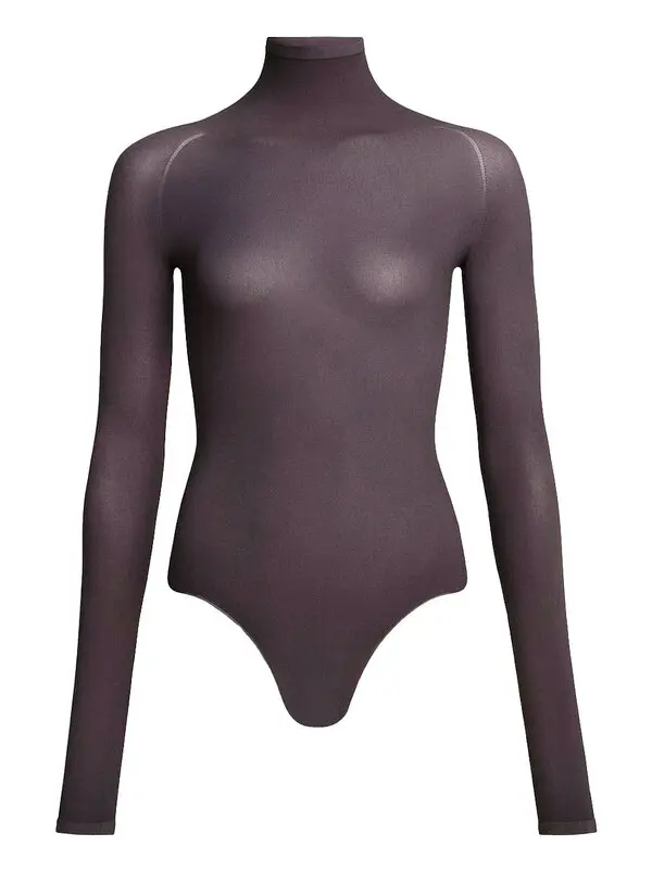Alaïa Second Skin Knit Bodysuit - Grey