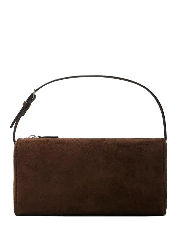 THE ROW 90's Suede Bag - Brown