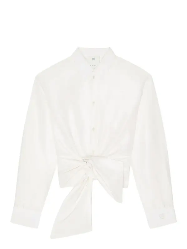 Givenchy Wrap Bow Shirt - White