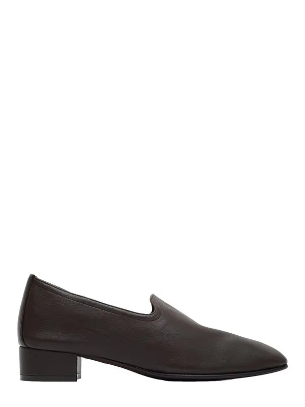 HERBERT LEVINE Soft Touch 30 Leather Loafers - Brown