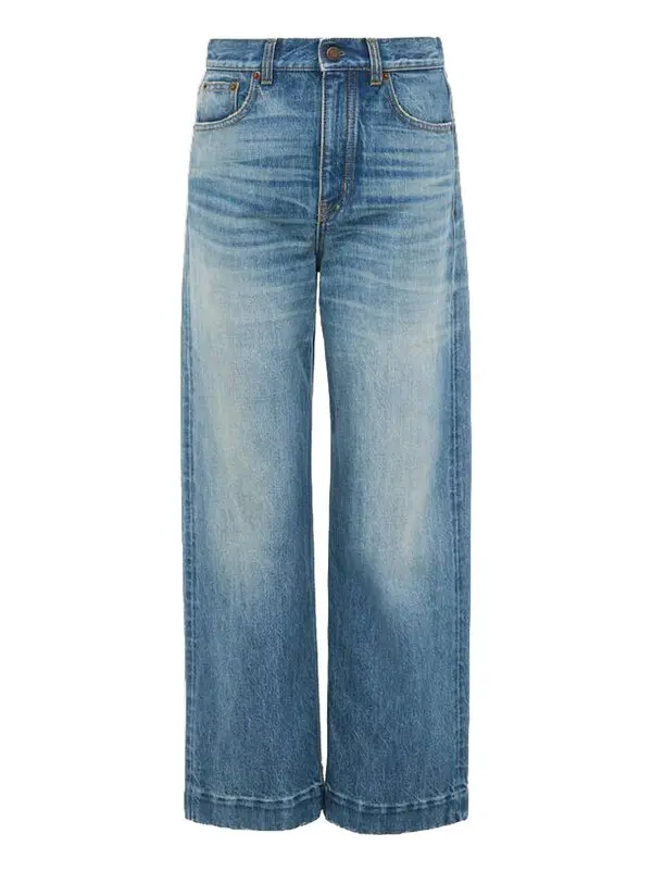Chloé Dream Washed Denim Jeans - Blue