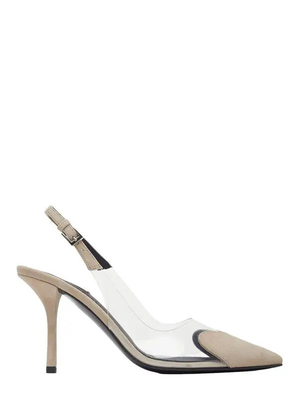 Alaïa Le Coeur 90 Slingbacks - Grey
