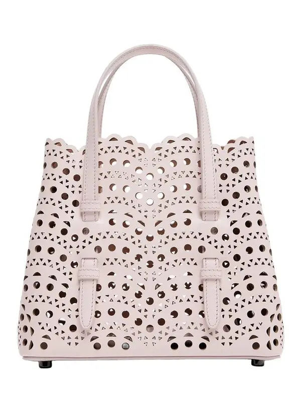 Alaïa Mina 20 Vienne Vague Tote - White