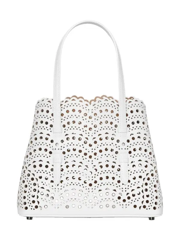 Alaïa Mina 25 Tote Bag - White