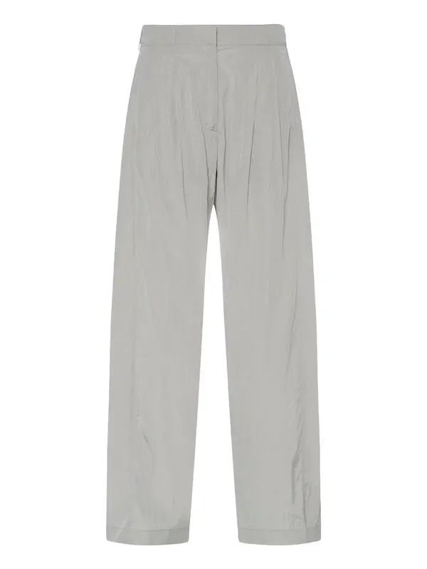 THE ROW Iven Technical Silk Pants - Grey