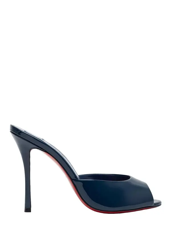 CHRISTIAN LOUBOUTIN Me Dolly 100 Patent Mules - Blue