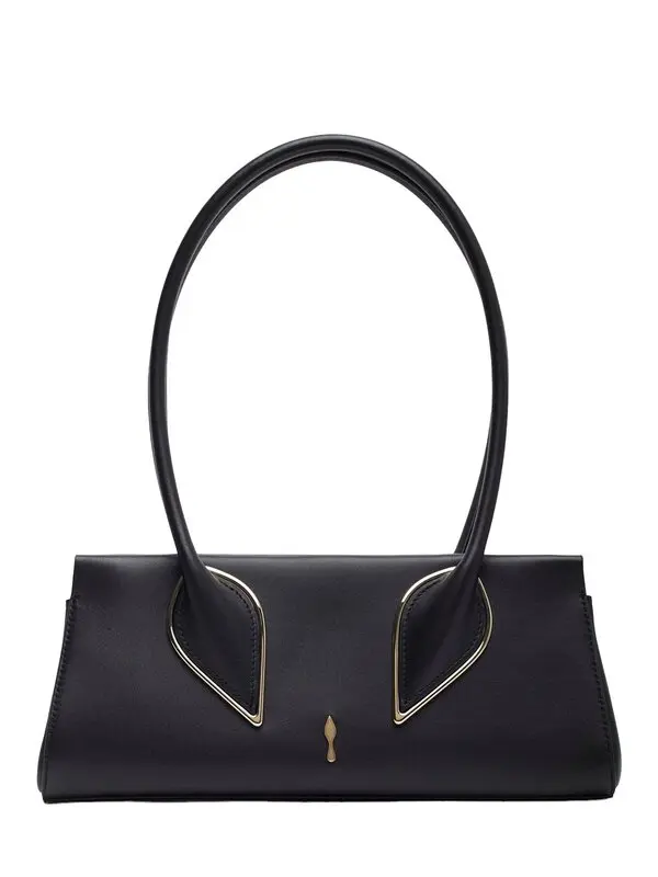 CHRISTIAN LOUBOUTIN Venus Baguette Shoulder Bag - Black
