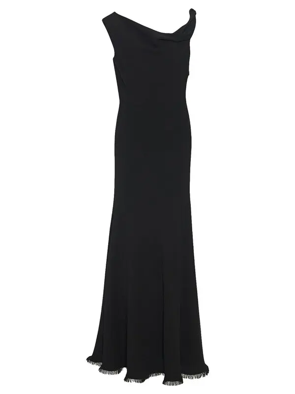 THE ROW Violetta Wool Dress - Black