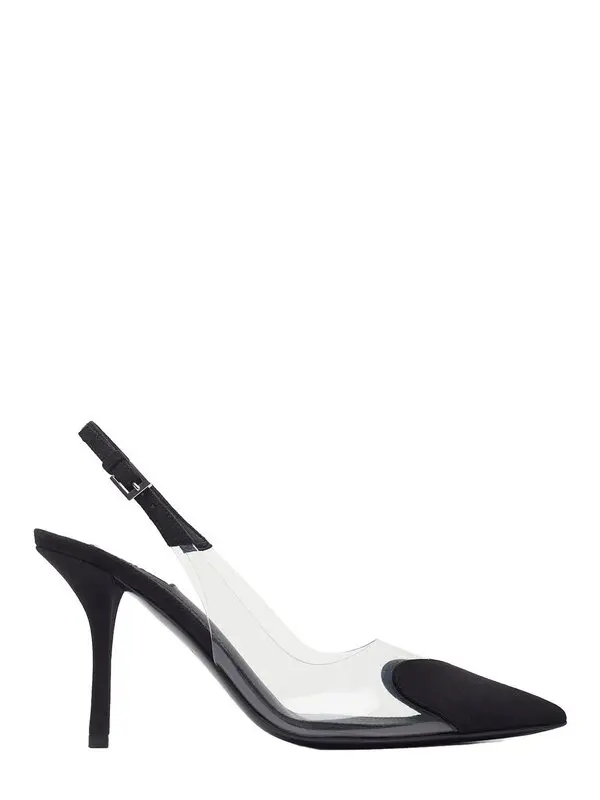 Alaïa Le Coeur 90 Slingbacks - Black