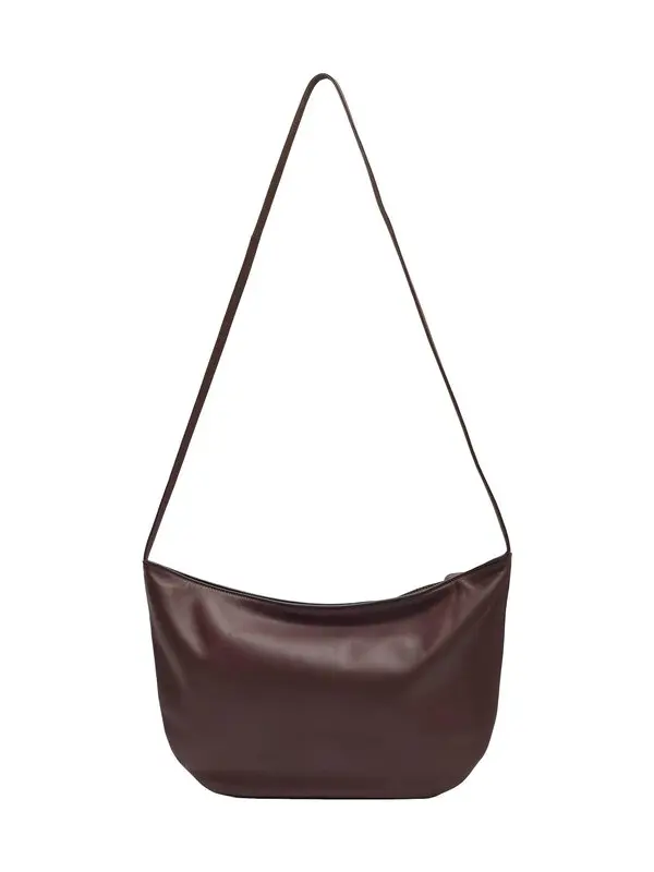 THE ROW E/w Izzy Leather Bag - Brown