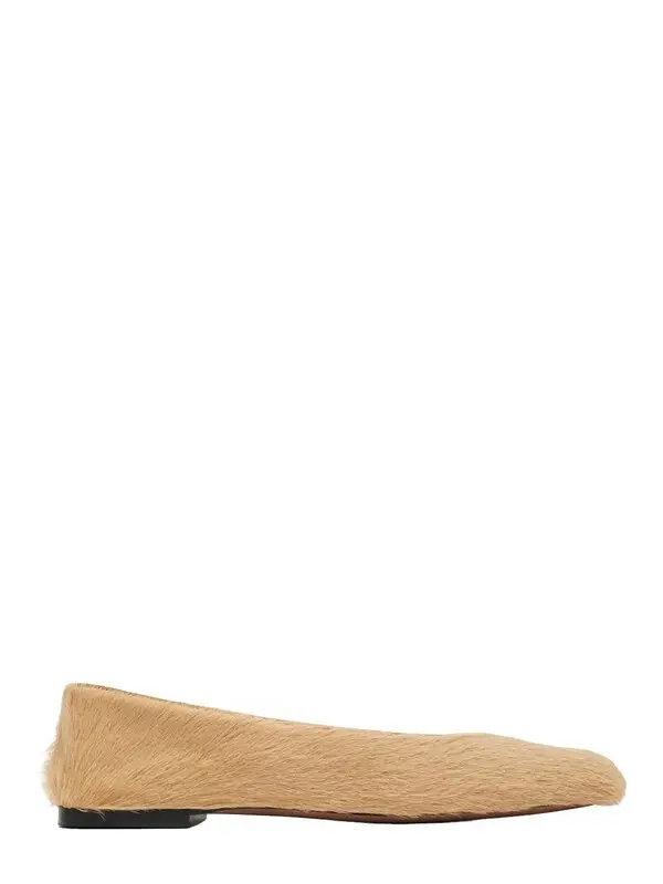 THE ROW Square Ballet Flats - Beige