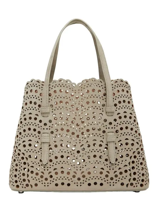 Alaïa Mina 25 Vienne Vague Tote - Grey