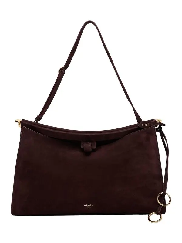 Alaïa Le Click Pocket 35 Shoulder Bag - Burgundy