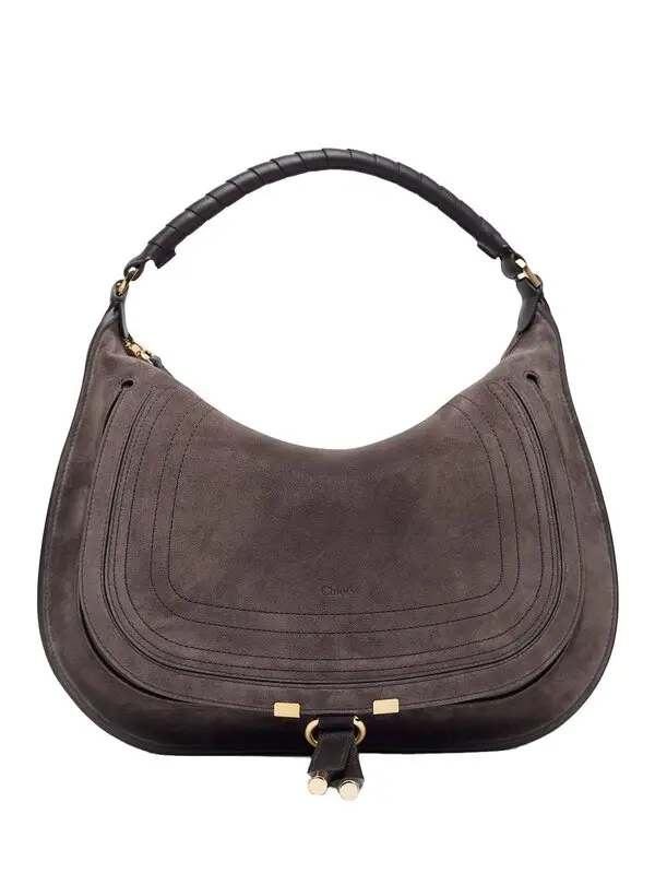 Chloé Marcie Medium Shoulder Bag - Brown