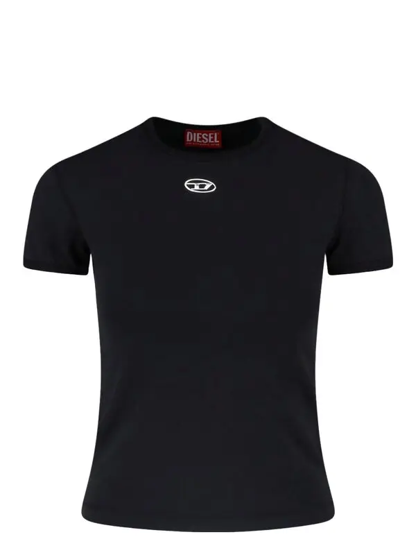 DIESEL® T-shirt With Logo - Black