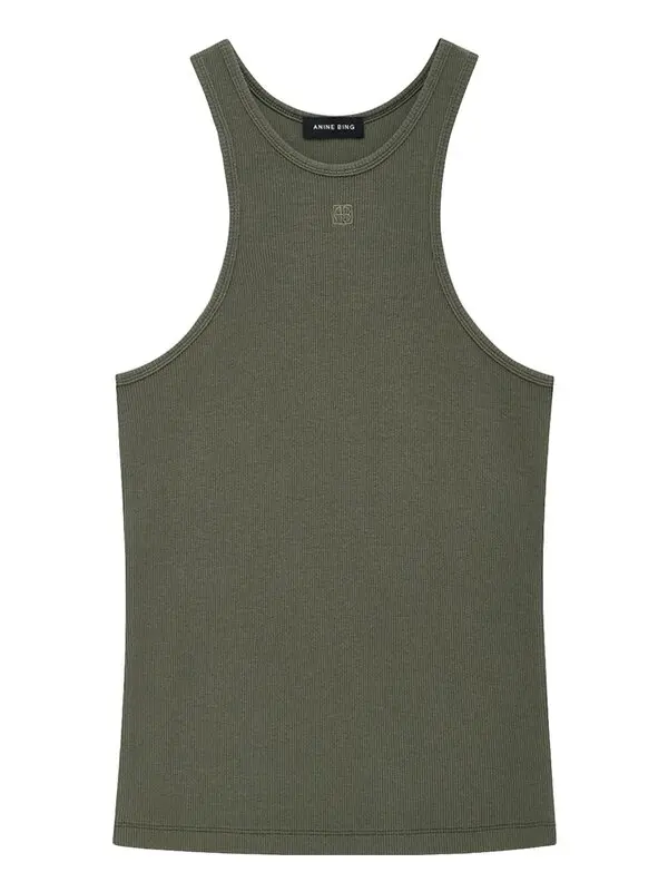 ANINE BING Cole Tank - Khaki Green