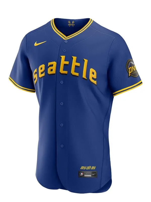 Nike Mlb Seattle Mariners Authentic Baseball Jersey - Blue