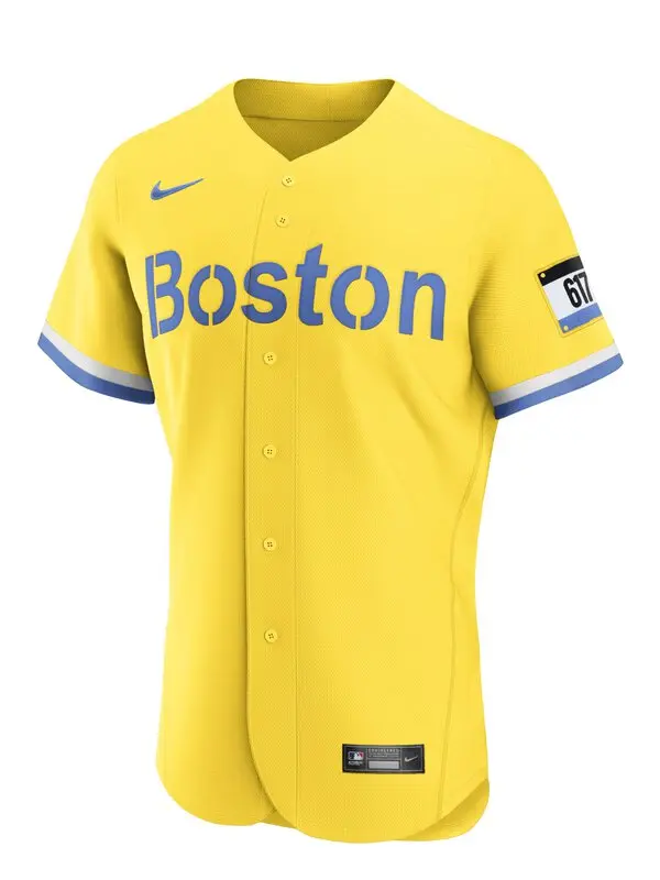 Nike Mlb Boston Red Sox City Connect Authentic Baseball Jersey - Brown