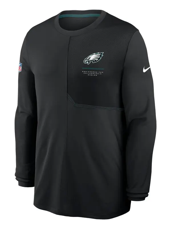 Nike Philadelphia Eagles Long-sleeve Top - Black