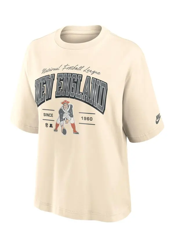 Nike New England Patriots Vintage Mod Boxy T-shirt - White