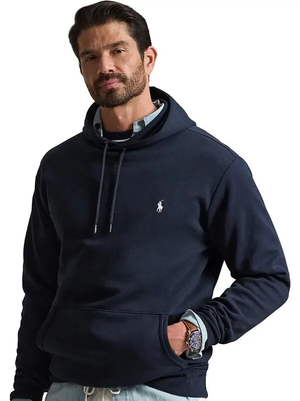 Ralph Lauren Double-knit Hoodie - Aviator Navy