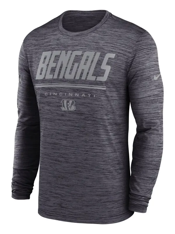 Nike Cincinnati Bengals Long Sleeve Dri-fit T-shirt - Black
