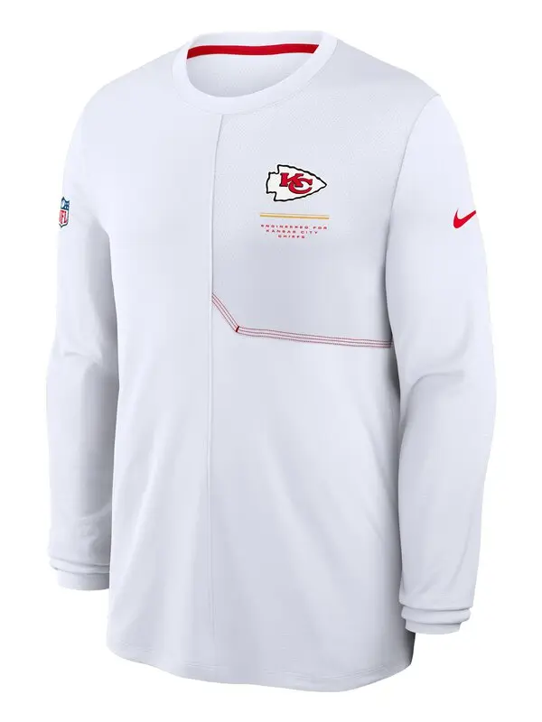 Nike Kansas City Chiefs Long-sleeve Top - White