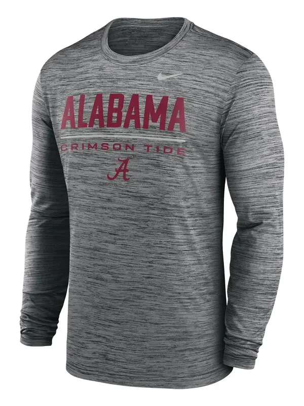 Nike Alabama Sideline Velocity Dri-fit College T-shirt - Grey