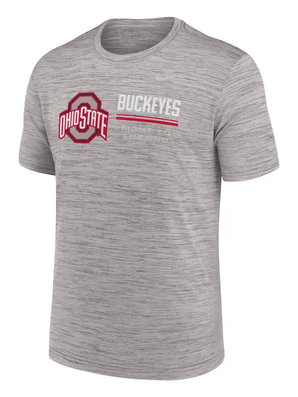 Nike Ohio State Sideline Velocity Dri-fit College T-shirt - Grey