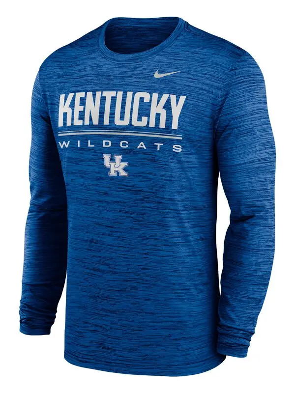 Nike Kentucky Sideline Velocity Dri-fit College T-shirt - Blue