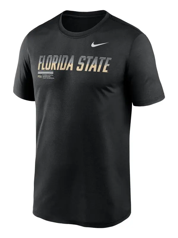 Nike Florida State Sideline Legend Dri-fit College T-shirt - Black