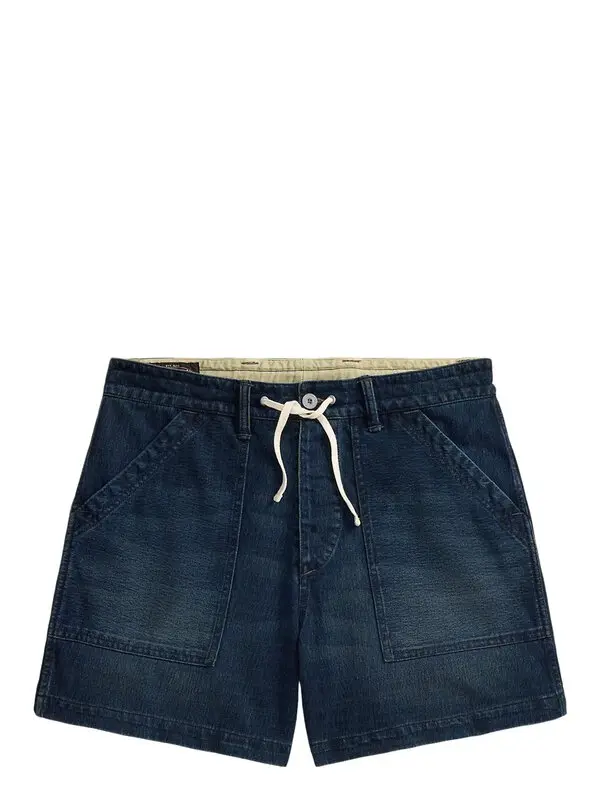Ralph Lauren Indigo Jersey Shorts - Indigo/multi