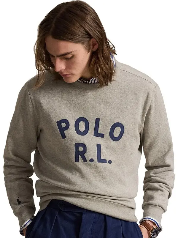Ralph Lauren Logo Fleece Sweatshirt - Dark Sport Heather