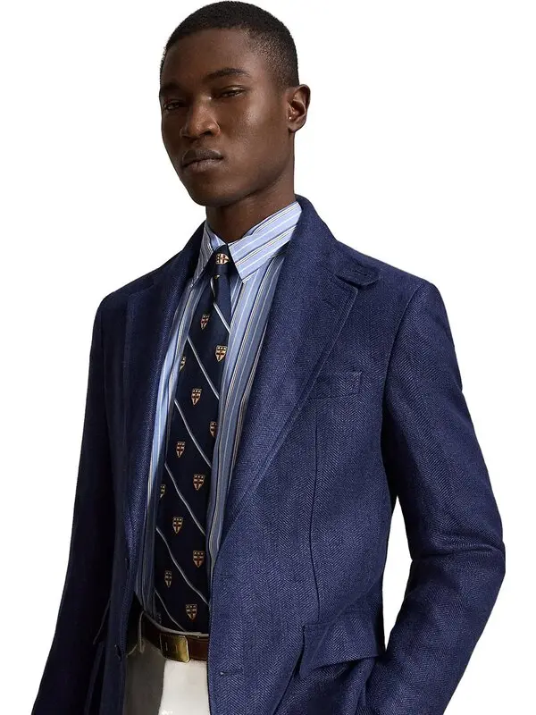 Ralph Lauren The Rl67 Summer Tweed Jacket - Navy