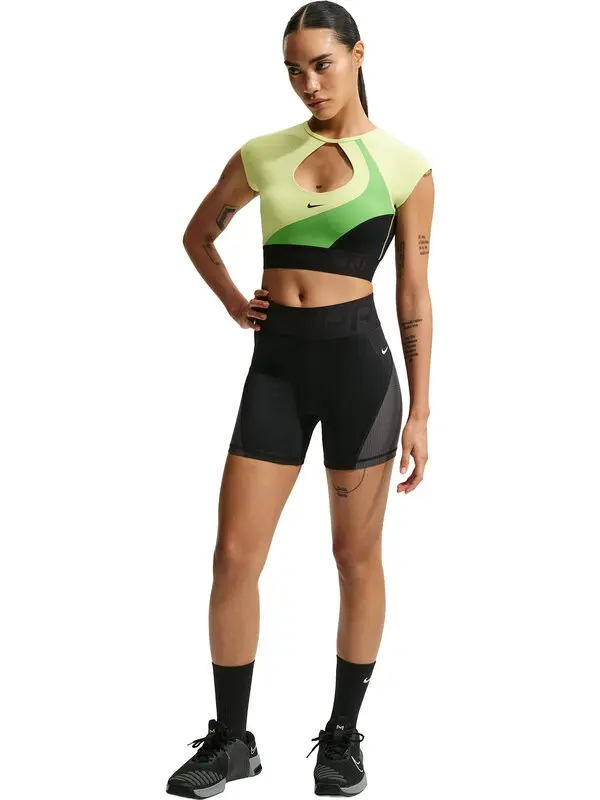 Nike Pro Sculpt Dri-fit High-waisted 5" Biker Shorts - Black