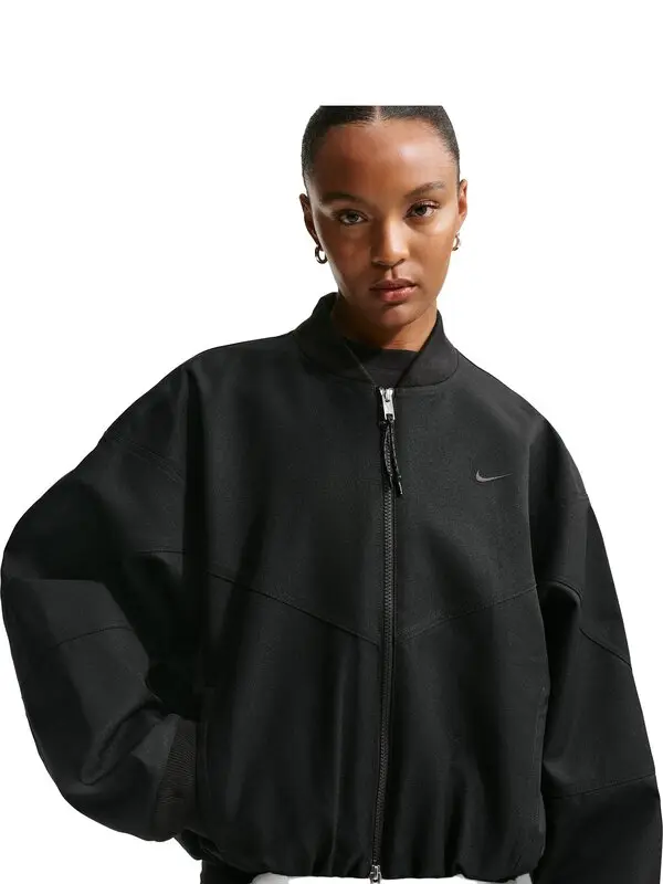 Nike Oversized Bomber Jacket - Black