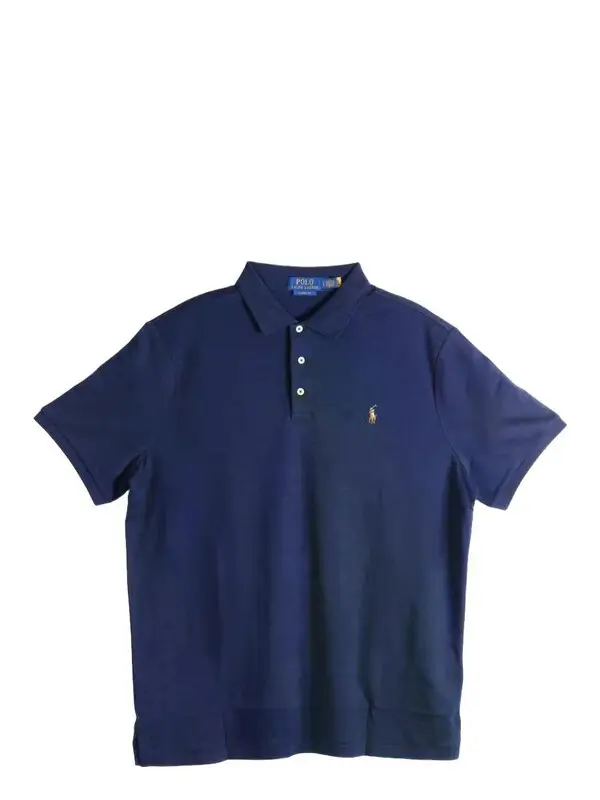 Polo Ralph Lauren Embroidered-logo Polo Shirt - Blue