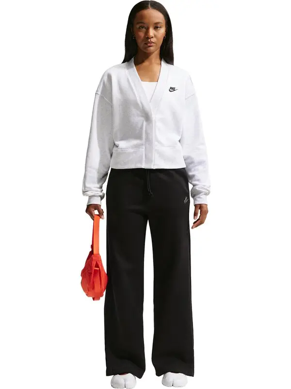 Nike Sportswear Phoenix Fleece High-waisted Wide-leg Pants - Black