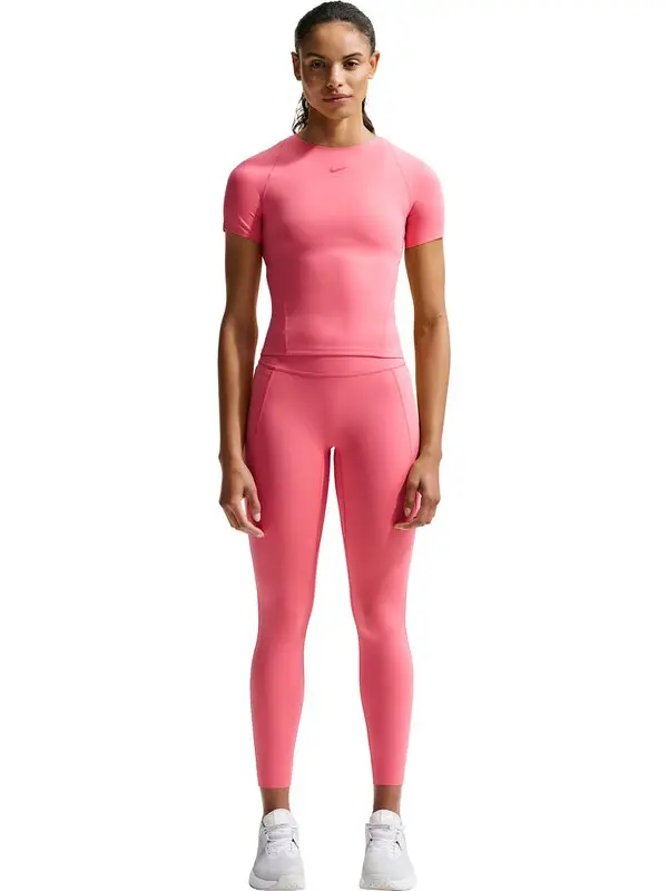 Nike Universa High-waisted 7/8 Leggings With No Front Seam - Pink