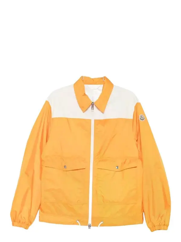 Moncler Colour-block Drawstring Jacket - Yellow