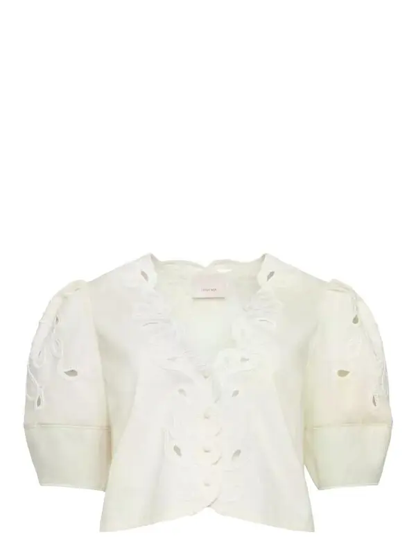 Cinq À Sept Paisley Embroidered Blouse - Neutrals