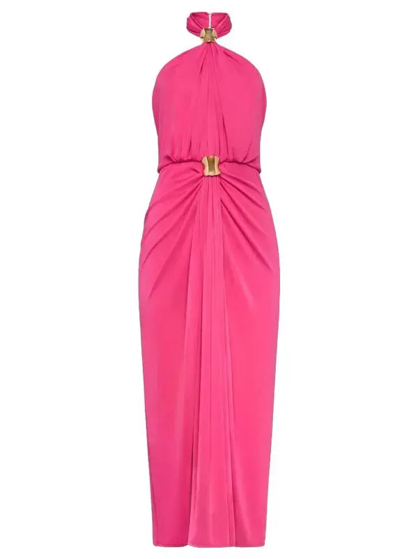 Cinq À Sept Halterneck Sleeveless Dress - Pink