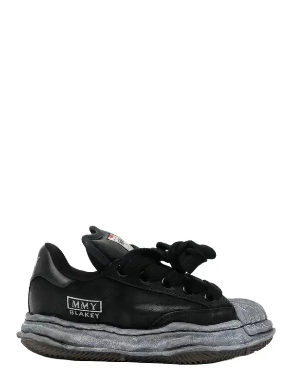 Mihara Yasuhiro Blakey Distorted-sole Trainers - Black