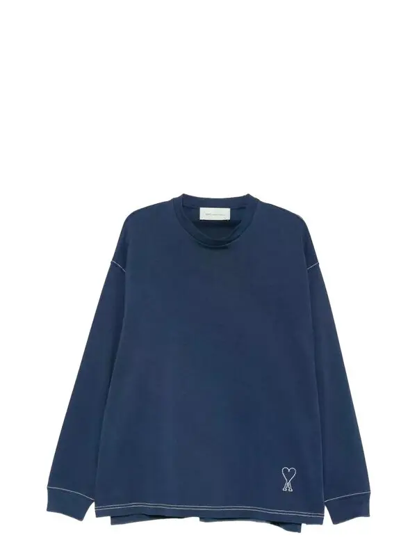 Ami Long-sleeves Sweatshirt - Blue