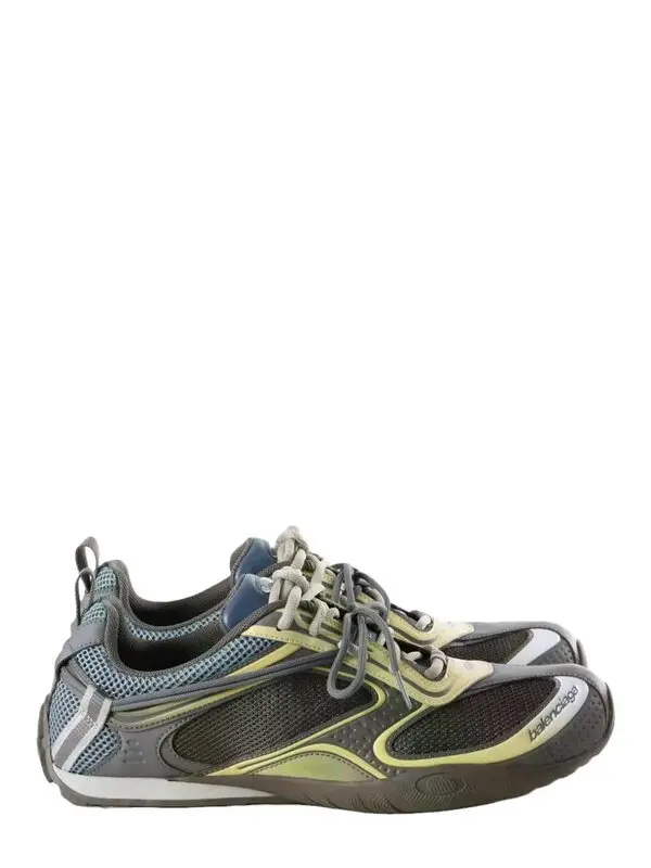 Balenciaga Radar Mesh Panelled Sneakers - Grey