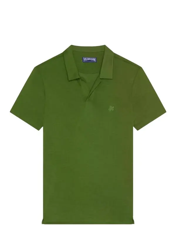 Vilebrequin Collared Embroidered T-shirt - Green